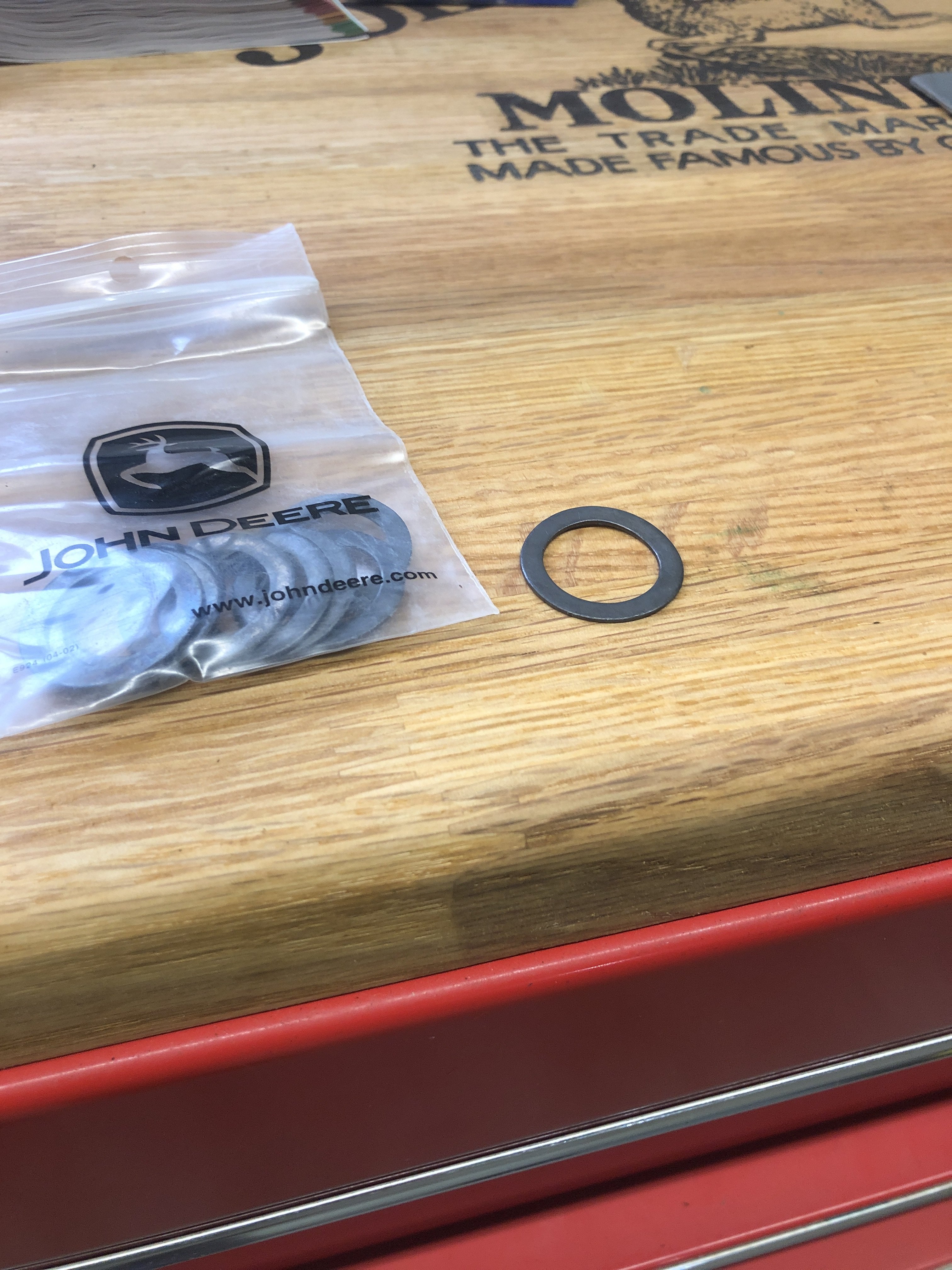 B369R lead washers still lead? | Yesterday's Tractors Forums