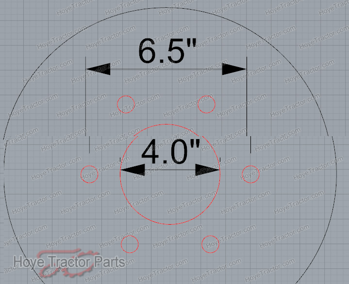 Yanmar 3110D rear wheel bolt pattern? | Yesterday's Tractors Forums